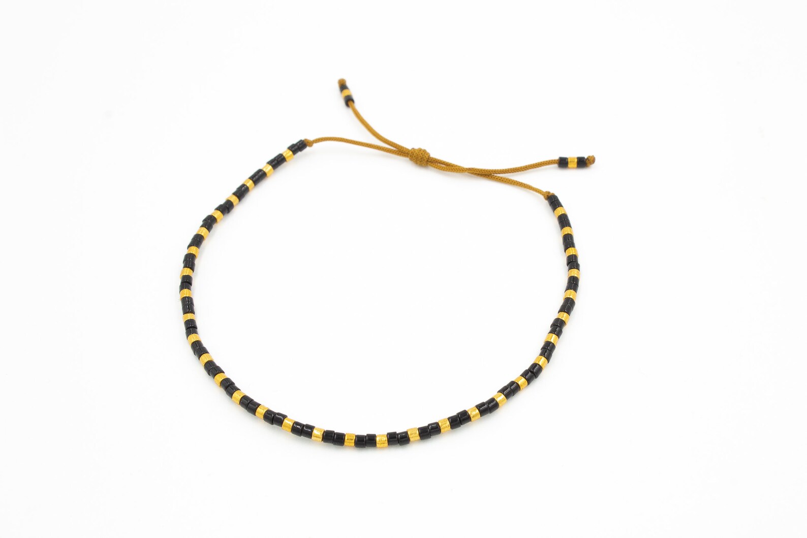 Delicate Beaded Bracelet Adjustable String Bracelet Tiny - Etsy