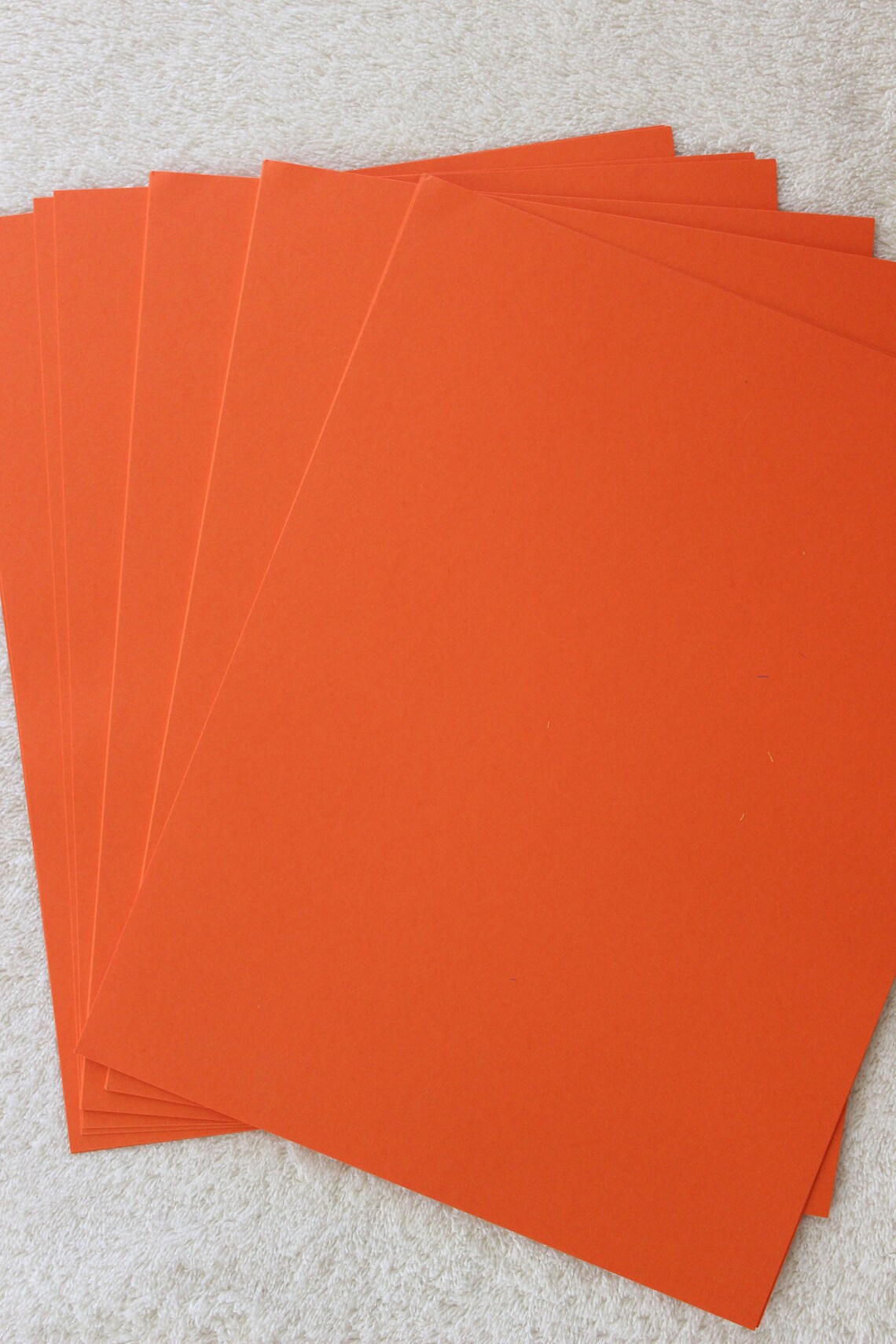 80 Sheets Card Stock Letter Size Green and Orange 65 LB Card - Etsy