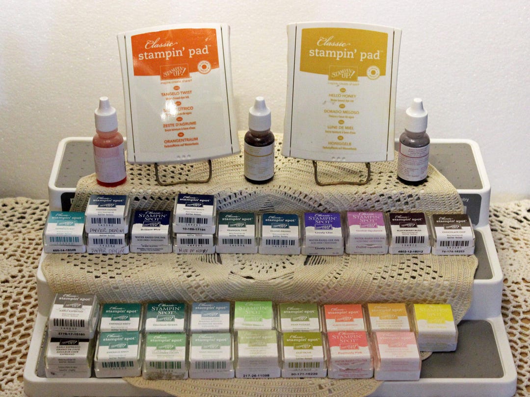 Stampin' Up! Stamp Pads Stamp Pad Ink Stampin' Spots 35 Piece Bundle 2 ...