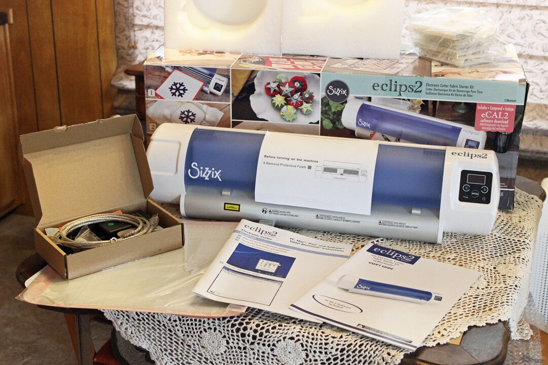 Sizzix Eclips2 Electronic Cutter: Fabric Starter Kit - New Old Stock - Etsy