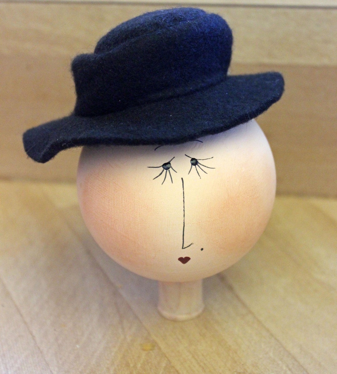 Black Felt Doll Hobo Hat: 3.75" Collapsible Undecorated Hat - Etsy