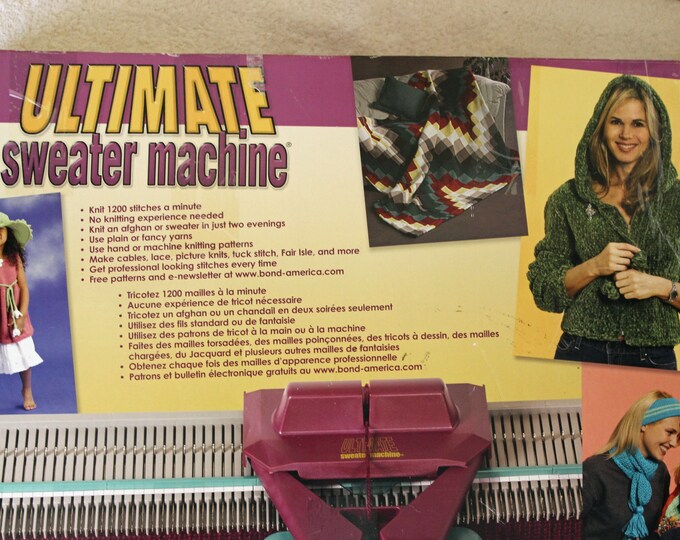 Bond Ultimate Sweater Machine Knitting Machine in Original Box All ...