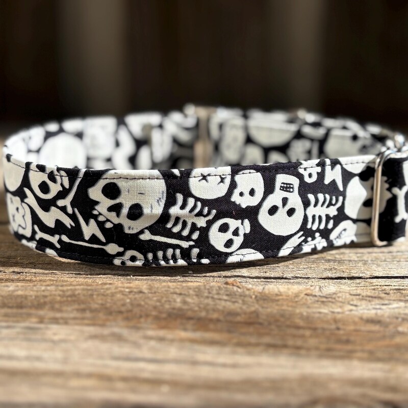 Skull Dog Collar - Etsy
