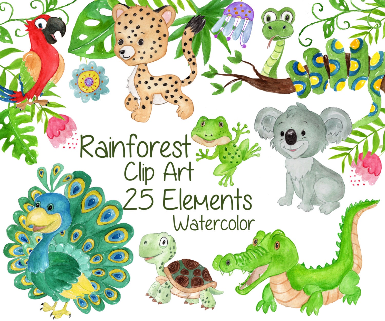 Clipart Of Rainforest