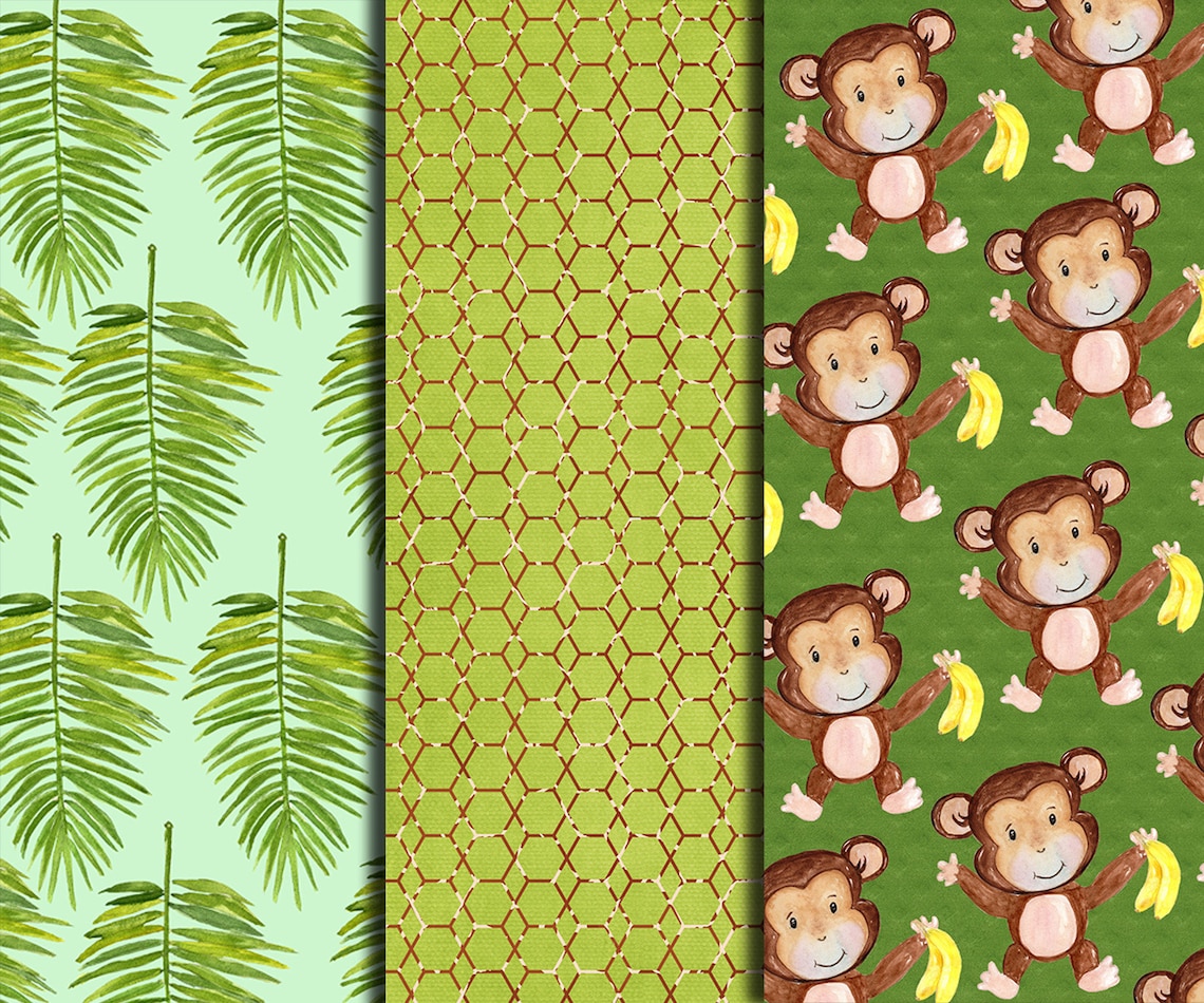 Safari Digital Paper: animal PRINT Paper Safari - Etsy