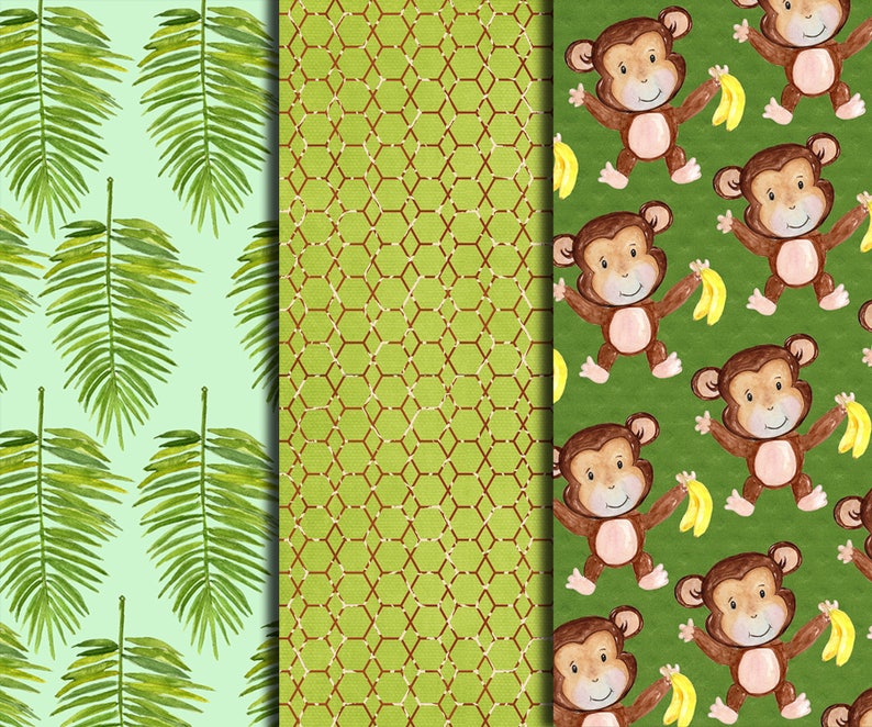 Safari Digital Paper: animal PRINT Paper Safari - Etsy