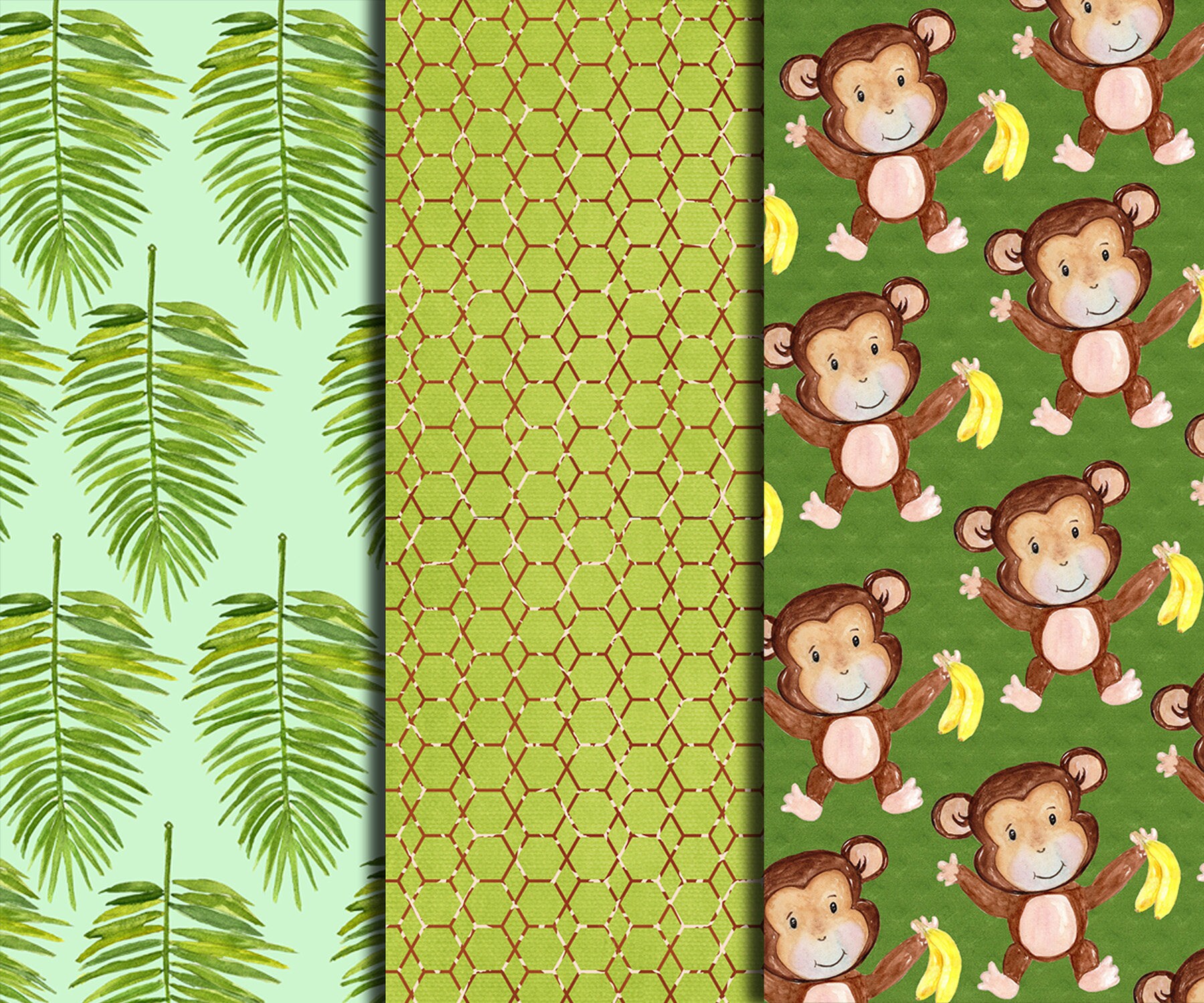 Safari Digital Paper: animal PRINT Paper Safari - Etsy