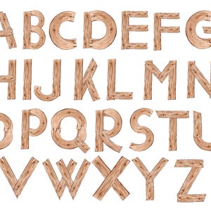 Alphabet Clipart - Etsy