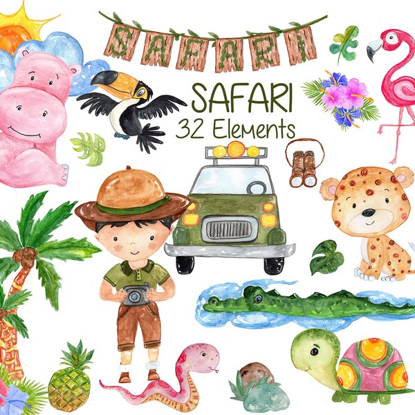 Baby Animals Clipart - Etsy