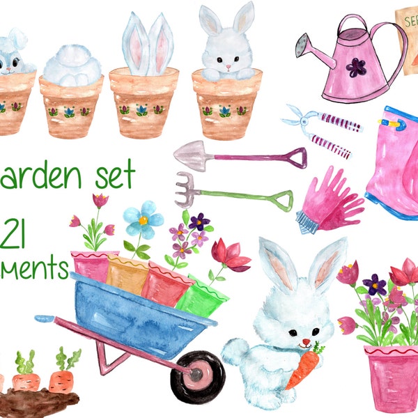 Spring Clipart - Etsy