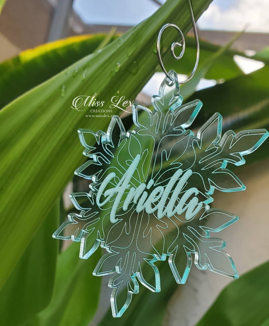 Custom Acrylic Snowflakes - Etsy