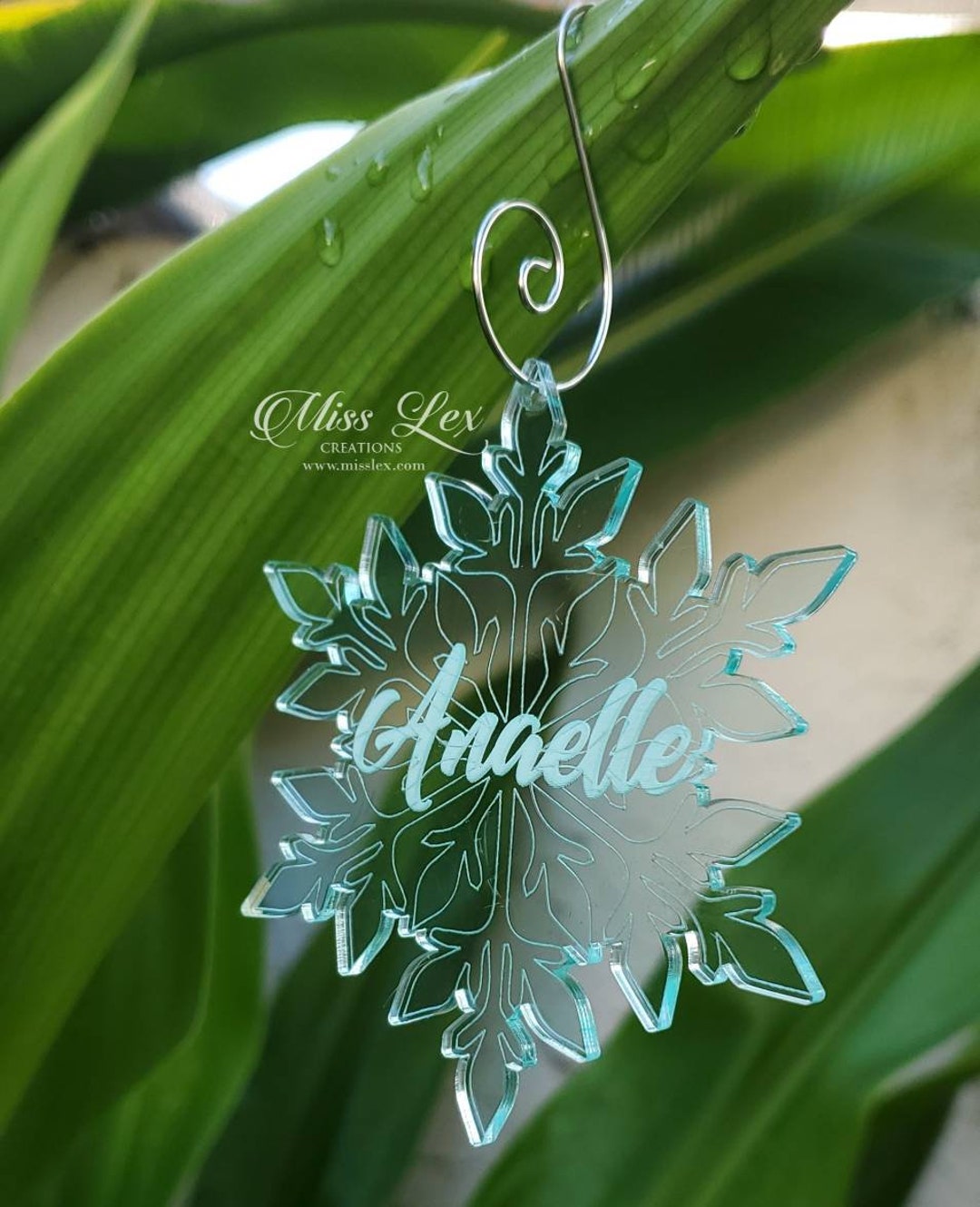 Custom Acrylic Snowflakes - Etsy