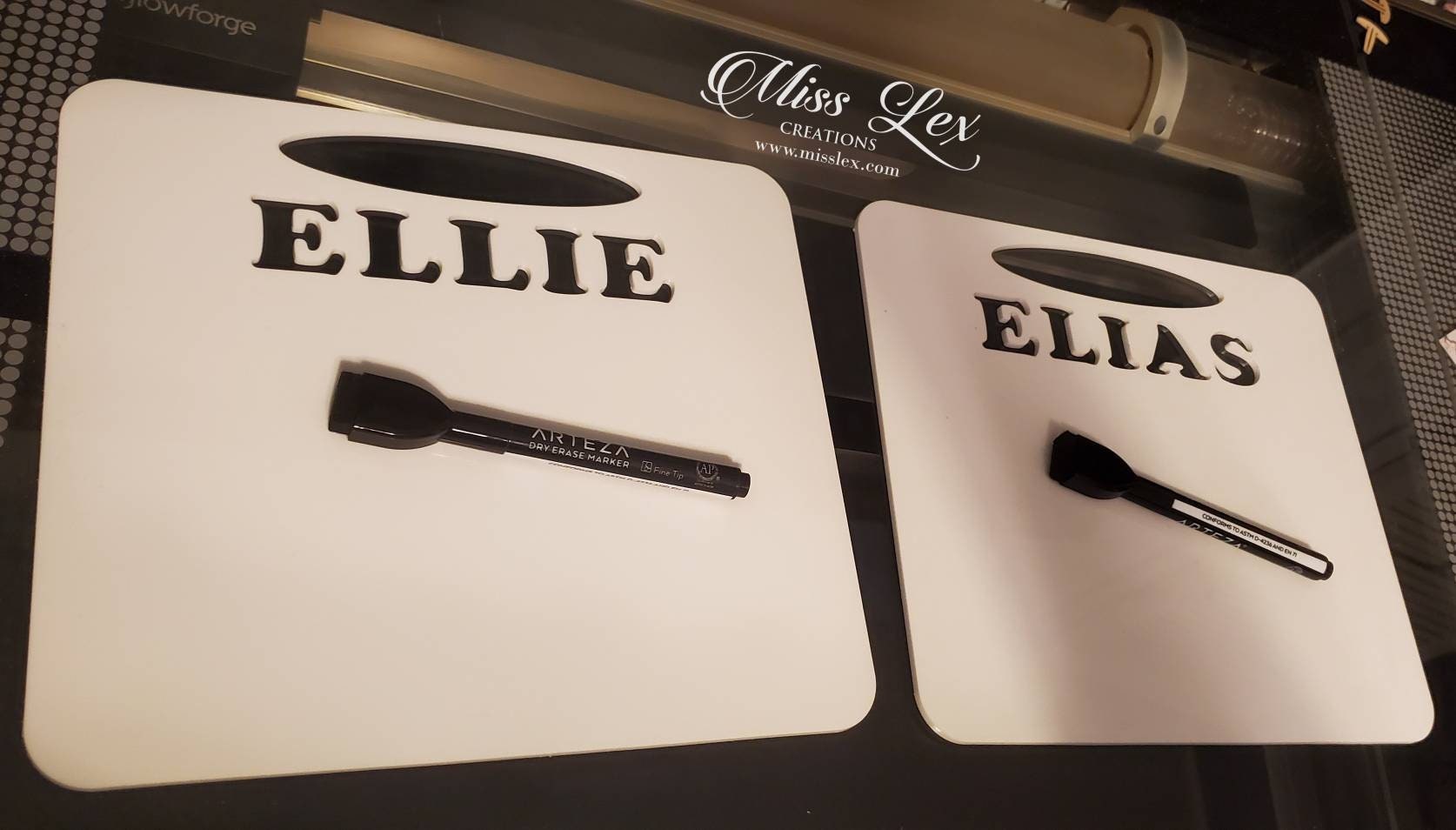 Custom White Hand Held Dry Erase Boards - Etsy