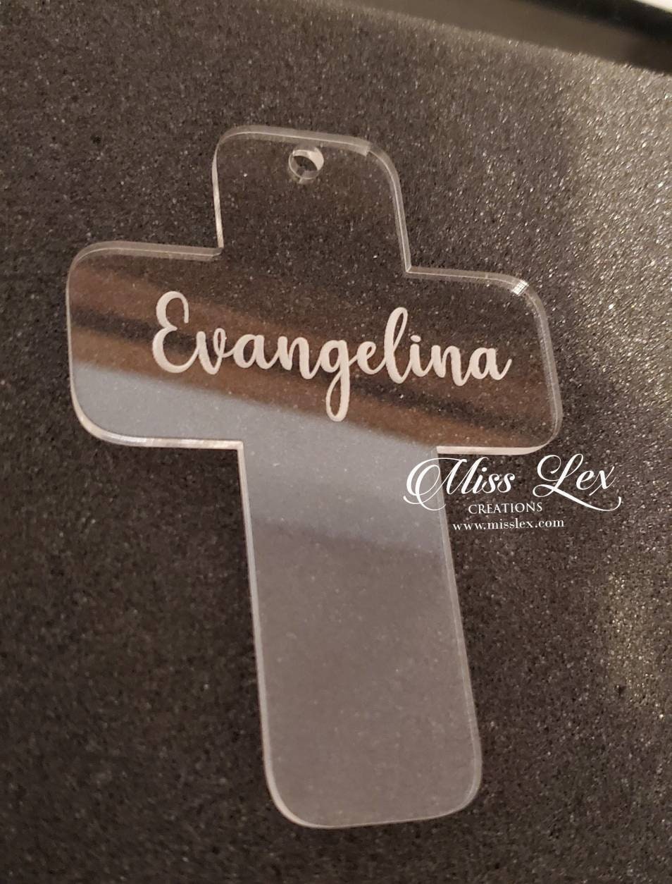 Custom Acrylic Baptism Cross Party Favors - Etsy