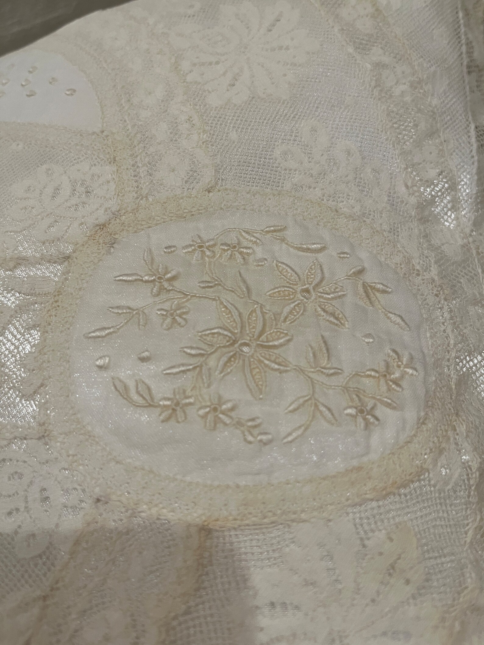 Antique Normandy Lace Rectangular Pillow Sham STUNNING - Etsy