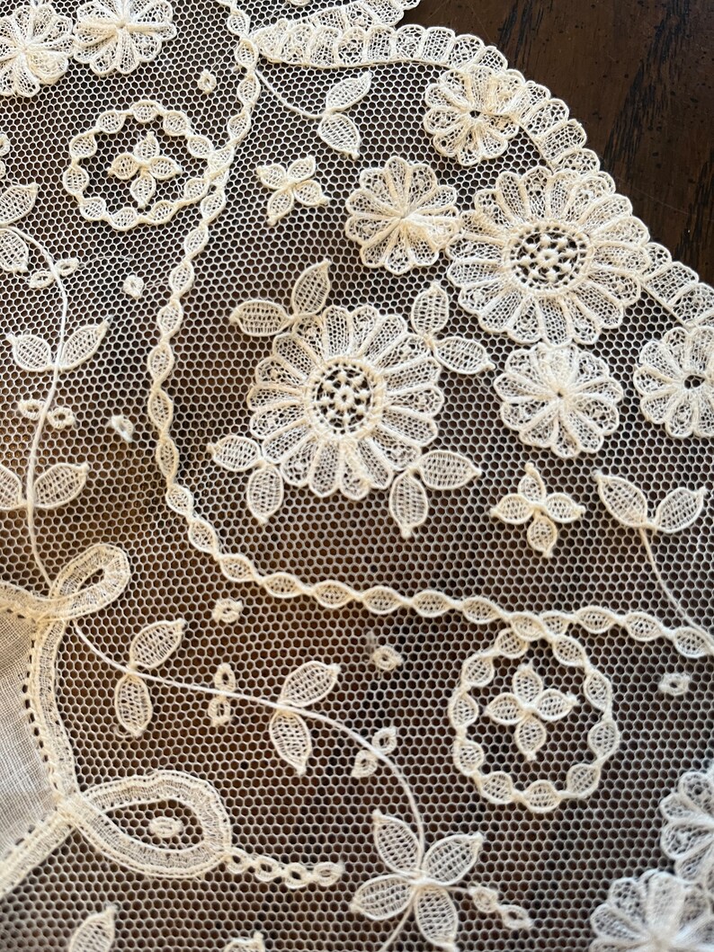 Antique Princess Lace Wedding Handkerchief Ivory - Etsy