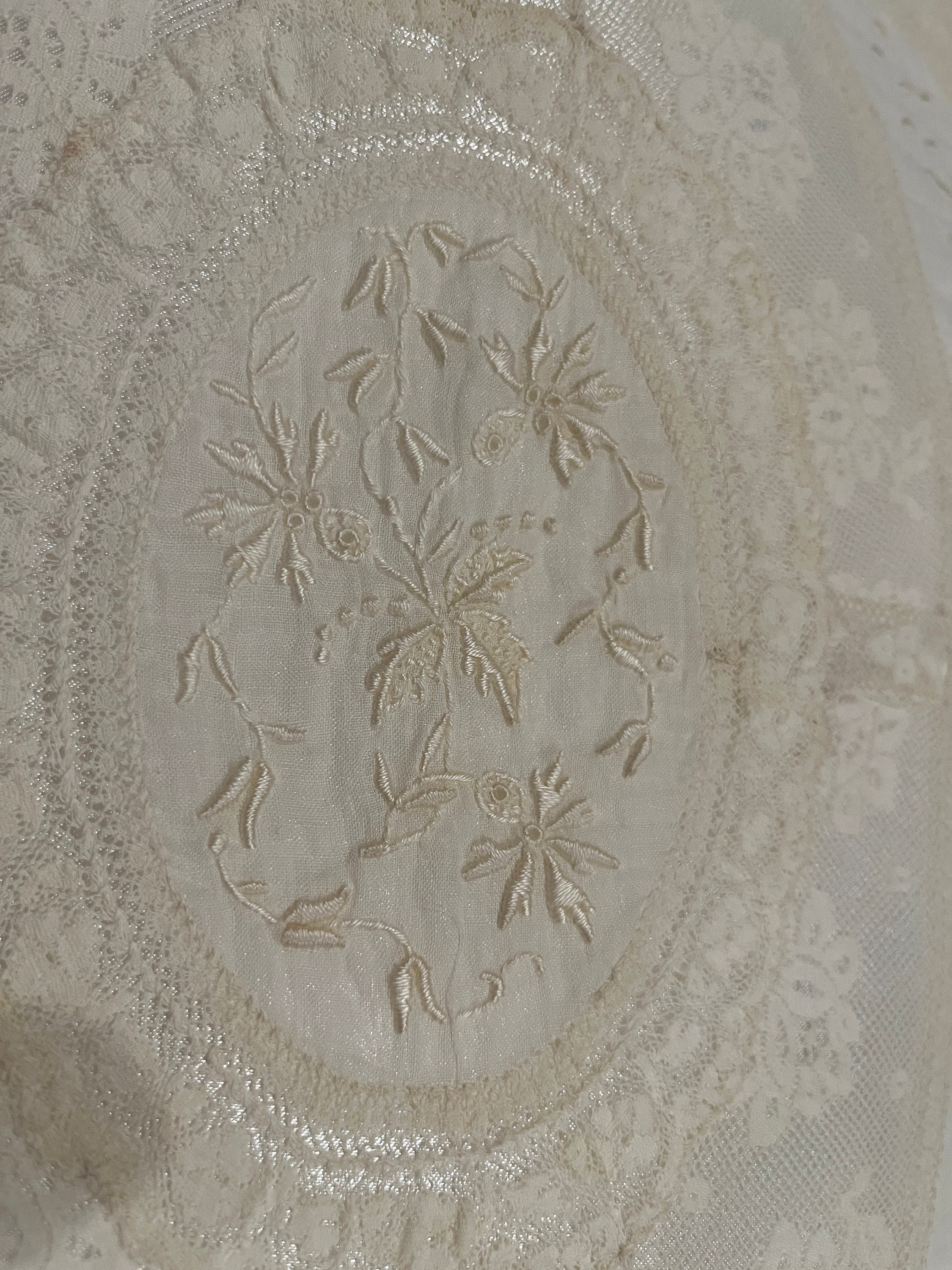 Antique Normandy Lace Rectangular Pillow Sham STUNNING - Etsy