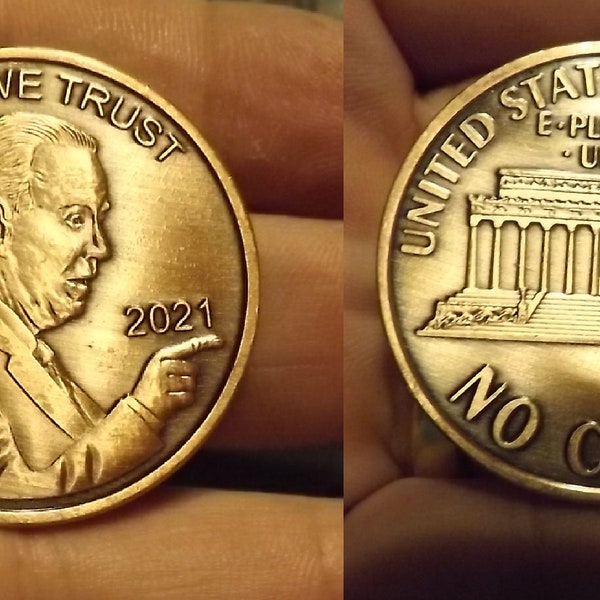 Joe Biden Zero Cent Coin - Etsy