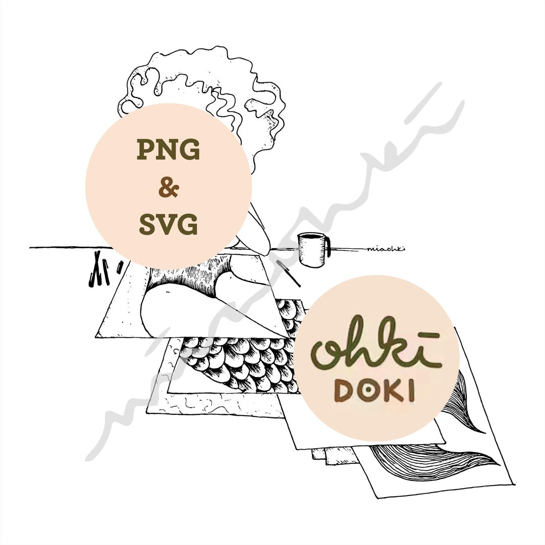 Imagination of an Illustrator (PNG & SVG Download) - Etsy