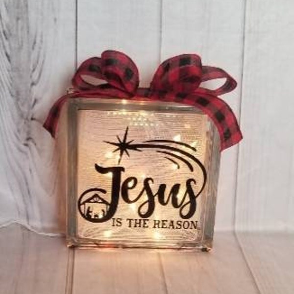 Jesus is the Reason Lights - Etsy