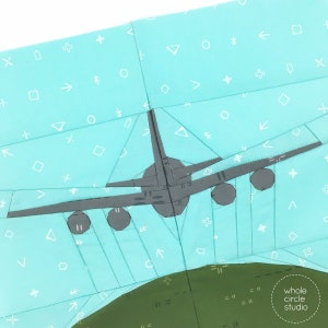 Airplane Quilt Block — Foundation Paper Piecing | PDF Pattern Download ...