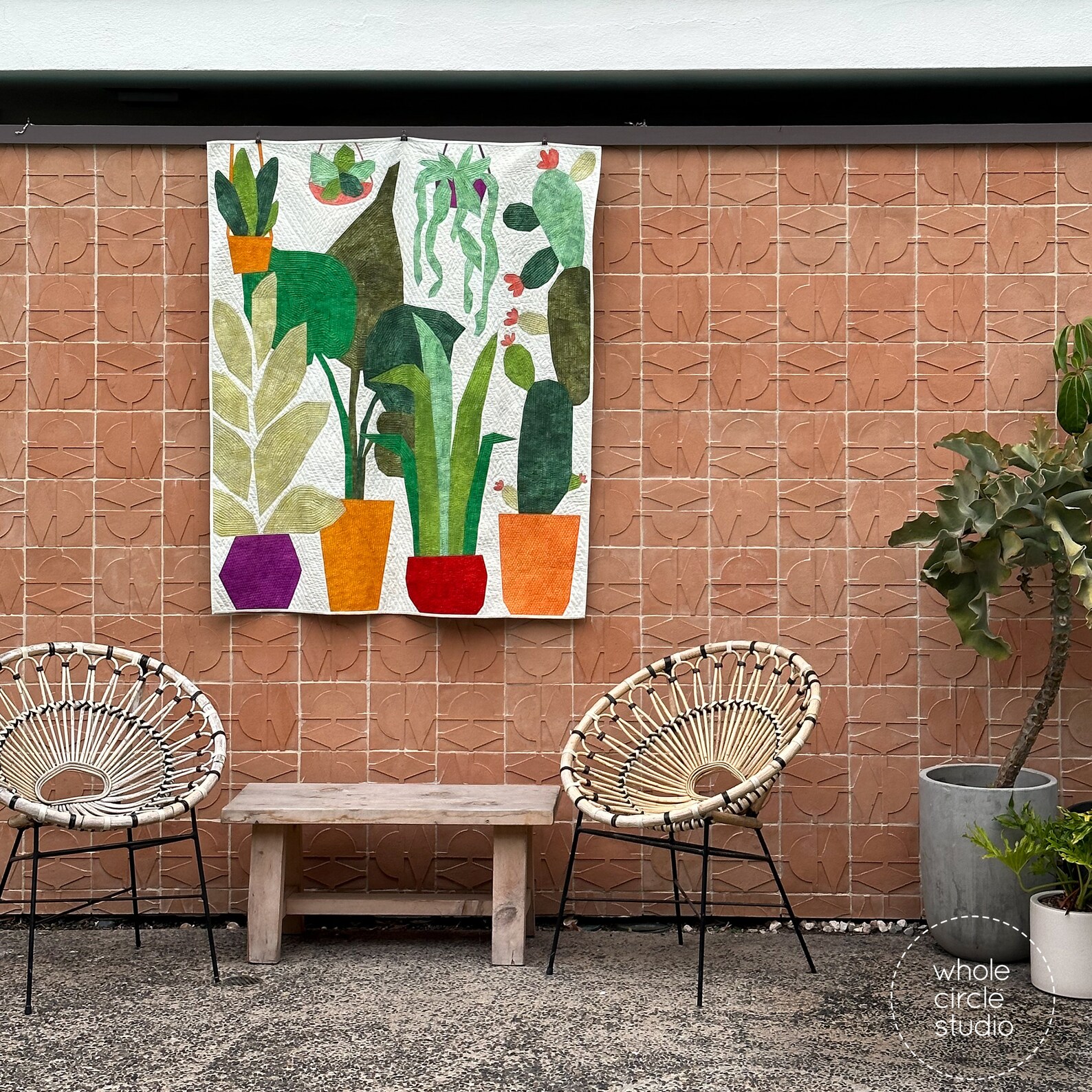Greenhouse Garden Quilt Pattern Bundle — Modern Quilt, Foundation Paper ...