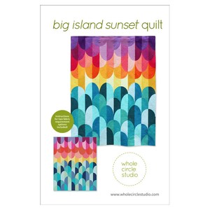 Sunrise / Sunset Curve Quilt. Pattern Only. Modern Quilt. Yogi Gift ...