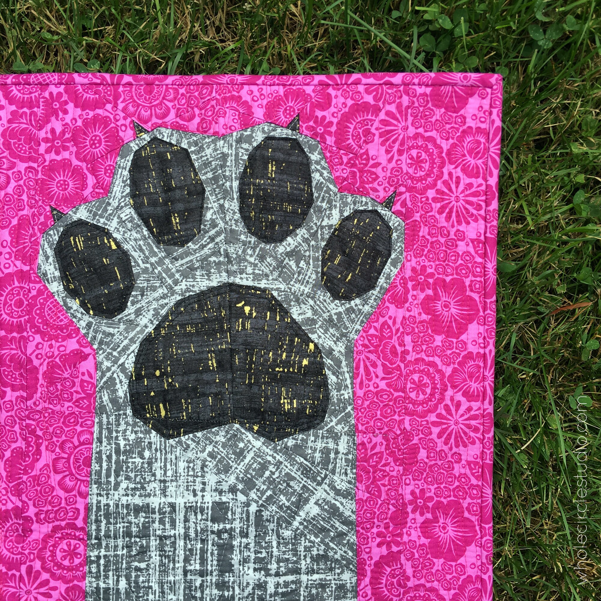 Dog + Cat Quilt Pattern. Paws Up! Modern Quilt. PDF Download ...