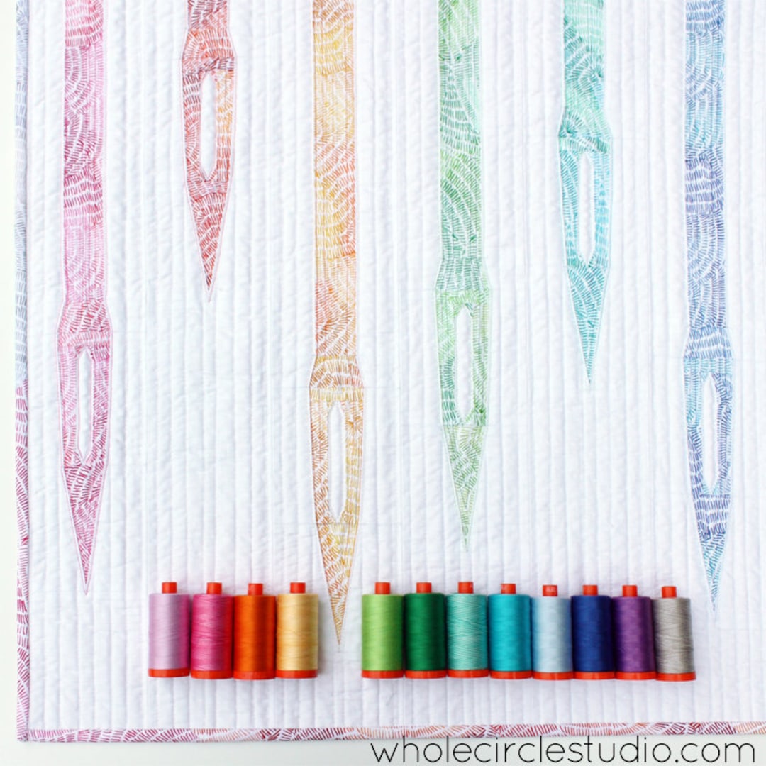 Sewing Needle Quilt. Pattern Only. Modern Quilt. Sewing Gift. Paper ...