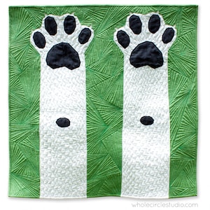 Dog + Cat Quilt Pattern. Paws Up! Modern Quilt. PDF Download ...