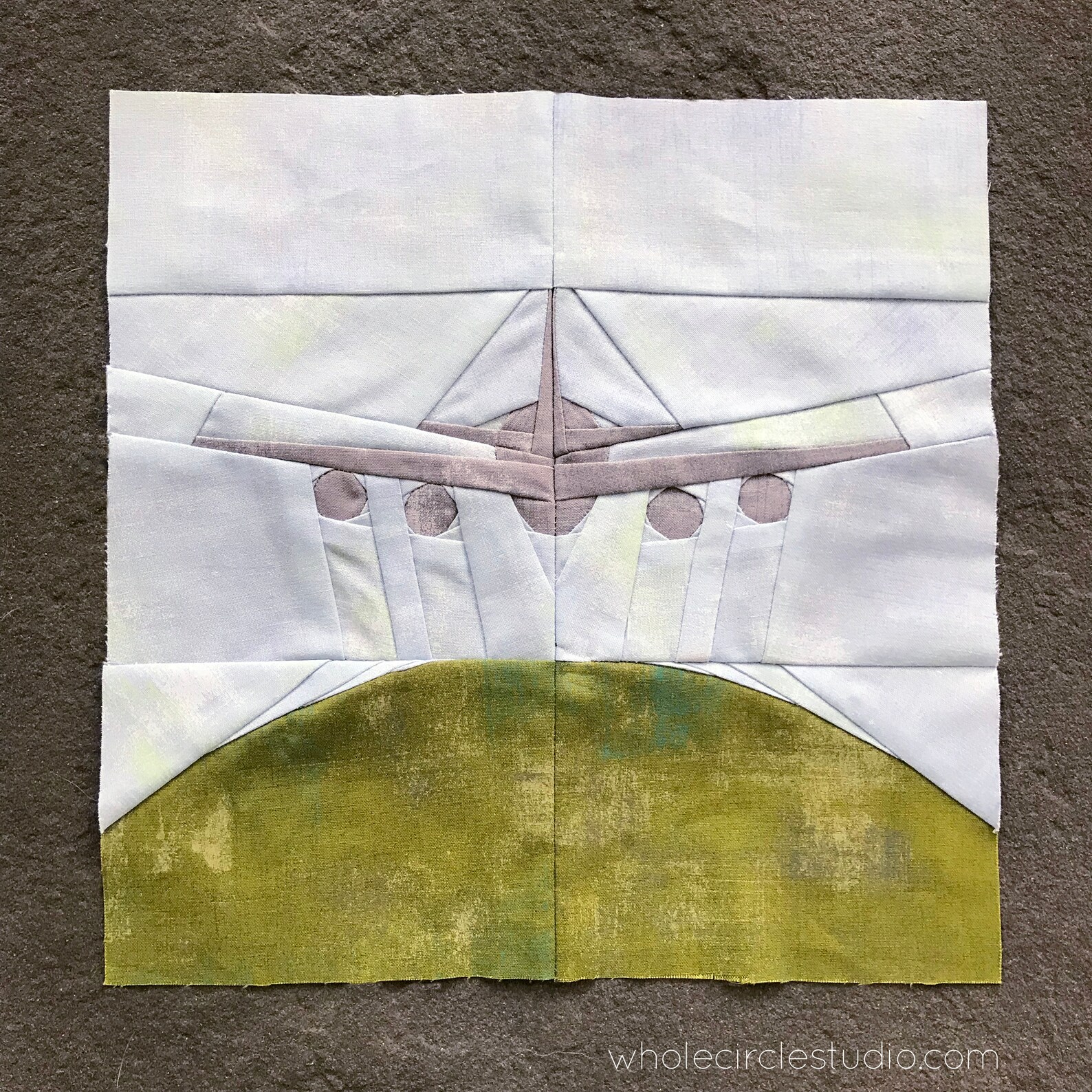 Airplane Quilt Block — Foundation Paper Piecing | PDF Pattern Download ...