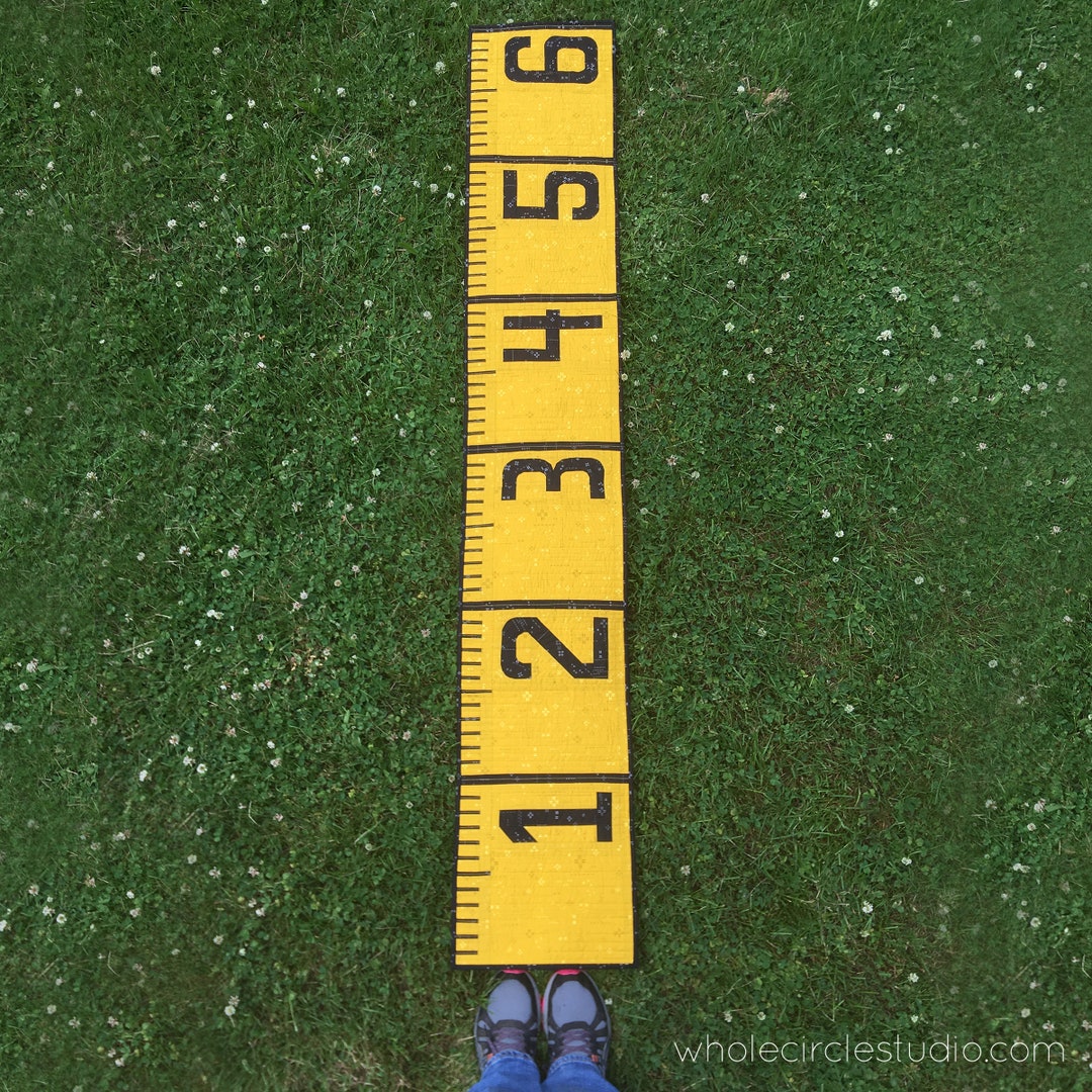 6 Foot Ruler Quilt. Growth Chart. Modern. Quilt. PDF Pattern - Etsy