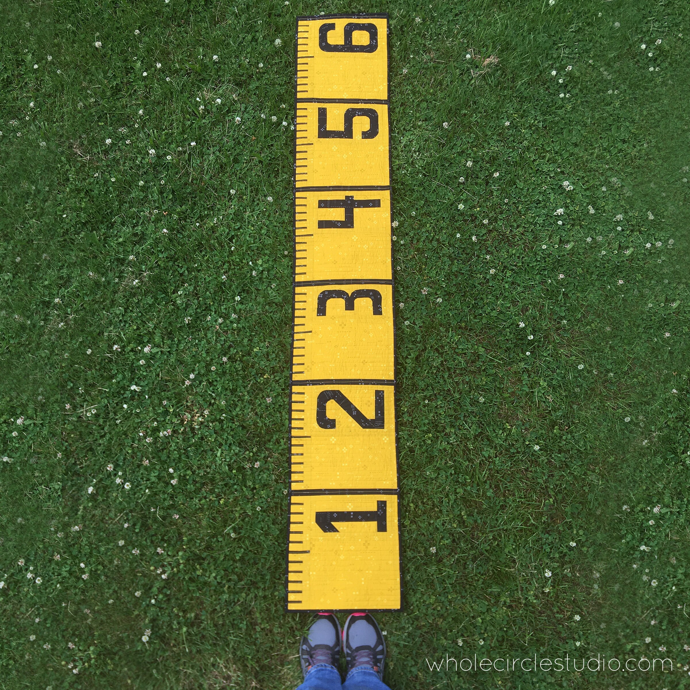6 Foot Ruler Quilt. Growth Chart. Modern. Quilt. PDF Pattern | Etsy