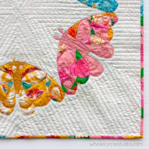 Modern Moths Mini Quilt. Pattern Only. Insect Gift. Home Decor. Step-by ...