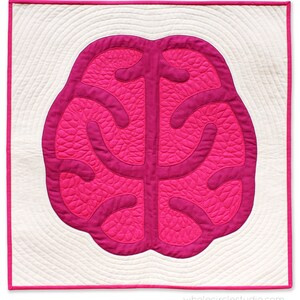 Brain Quilt, Science Quilt Pattern, PDF Pattern Only. Instant Download ...