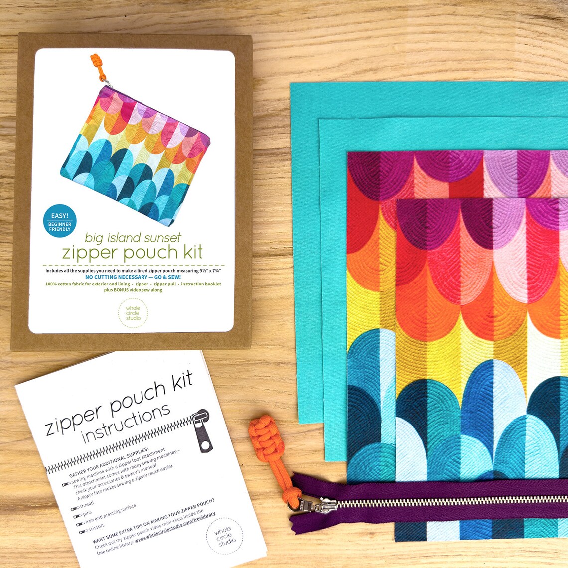 Make Your Own Zipper Pouch Kits | DIY Sewing Kit | Learn to Sew a ...
