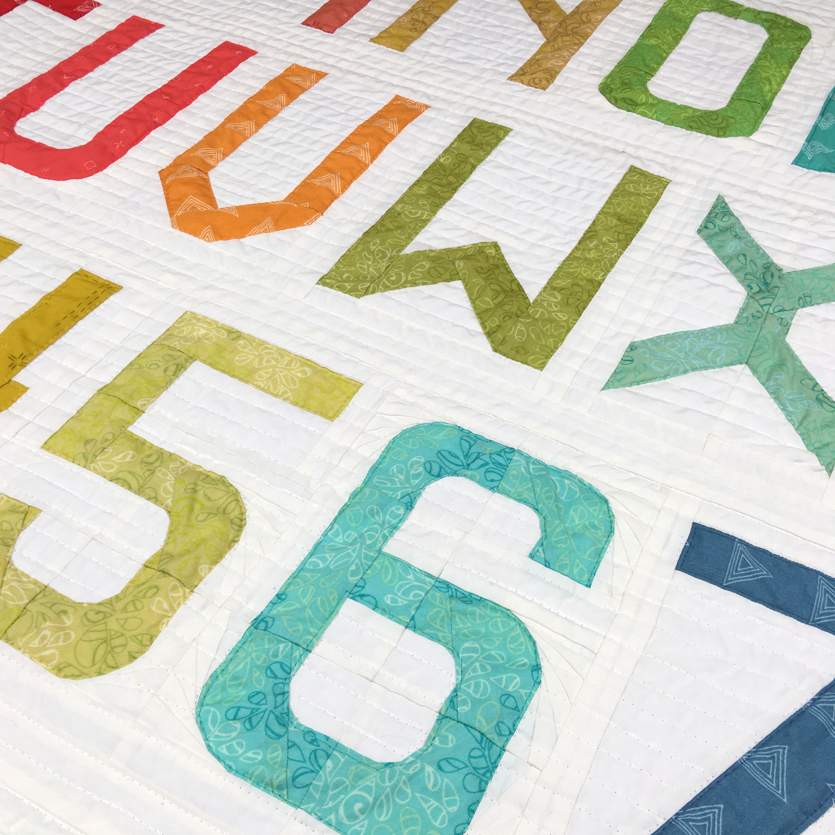 Typecast Fast Alphabet. Foundation Paper Piecing Quilt Block - Etsy