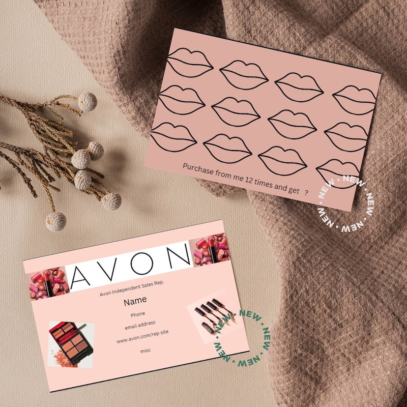 Avon Business Cards - Etsy