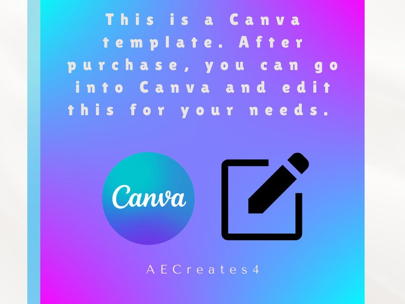 Avon Rep QR Code Business Card Template (canva) - Etsy