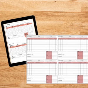 Avon Order Forms Invoice Forms Digital And/or Printable - Etsy