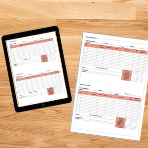 Avon Order Forms Invoice Forms Digital And/or Printable - Etsy