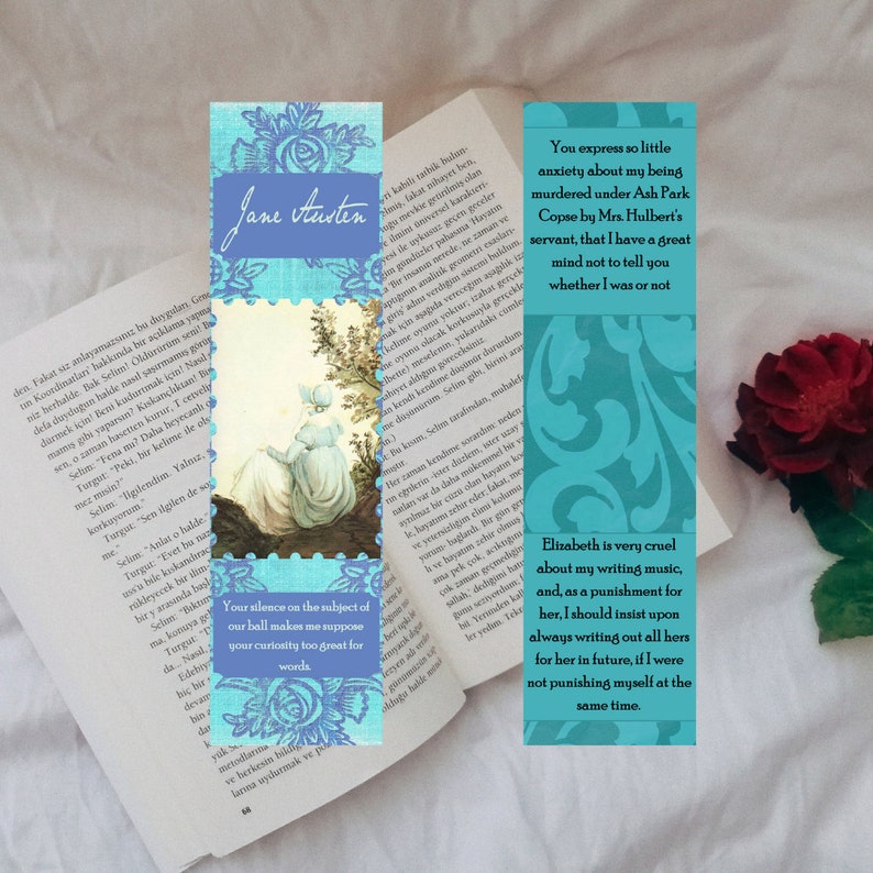 Jane Austen Inspired Bookmarks for Janeites and Bookworms Just Because ...