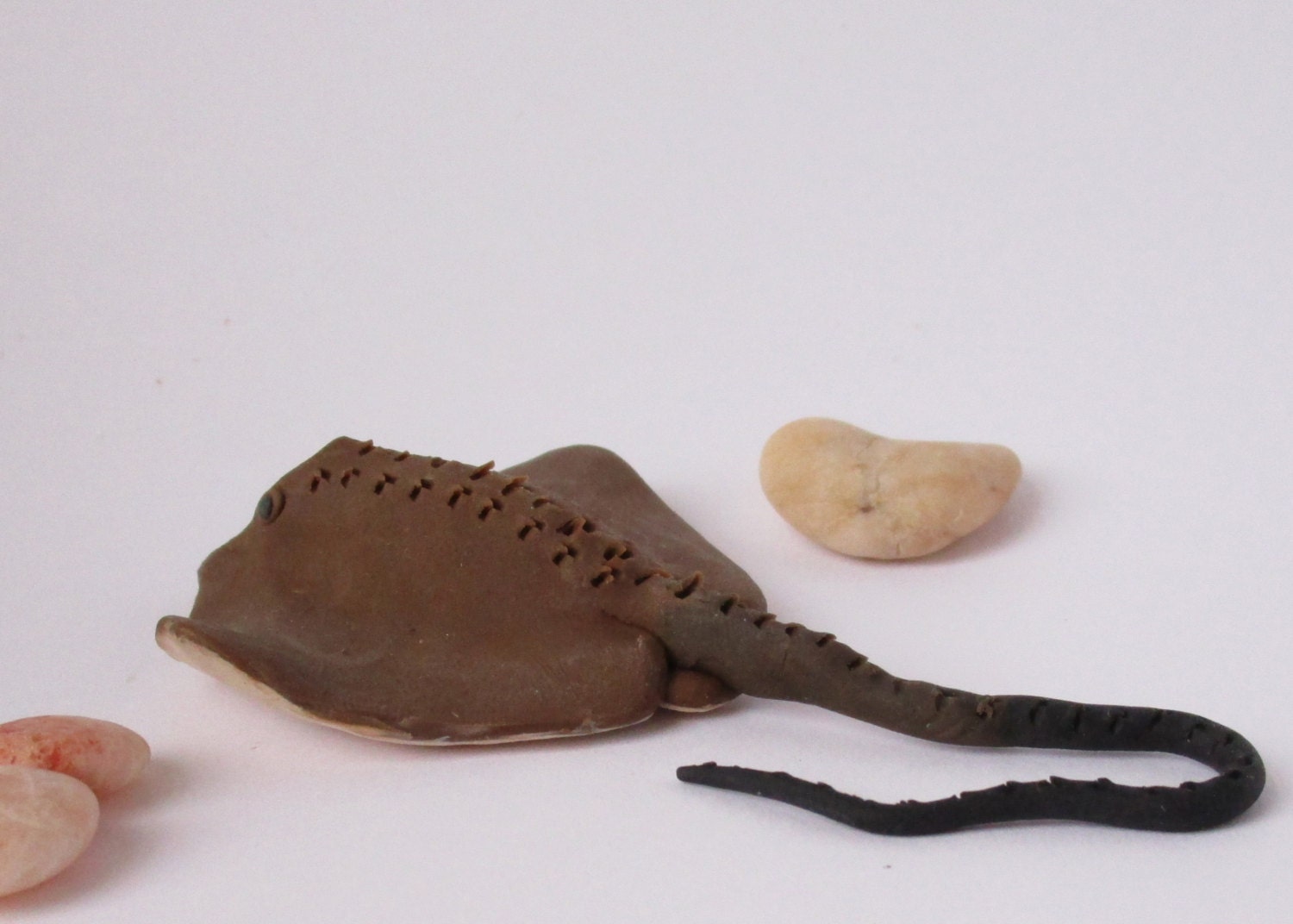 Clay Stingray Handmade Stingray Figurine Stingray Sculpture - Etsy