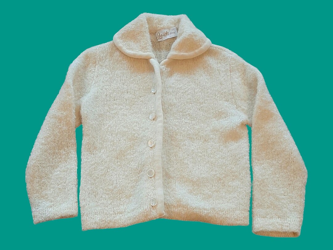 1950s Cream Color Cardigan Size Small - Etsy