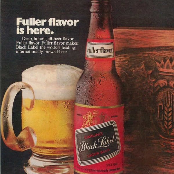 Black Label Beer - Etsy