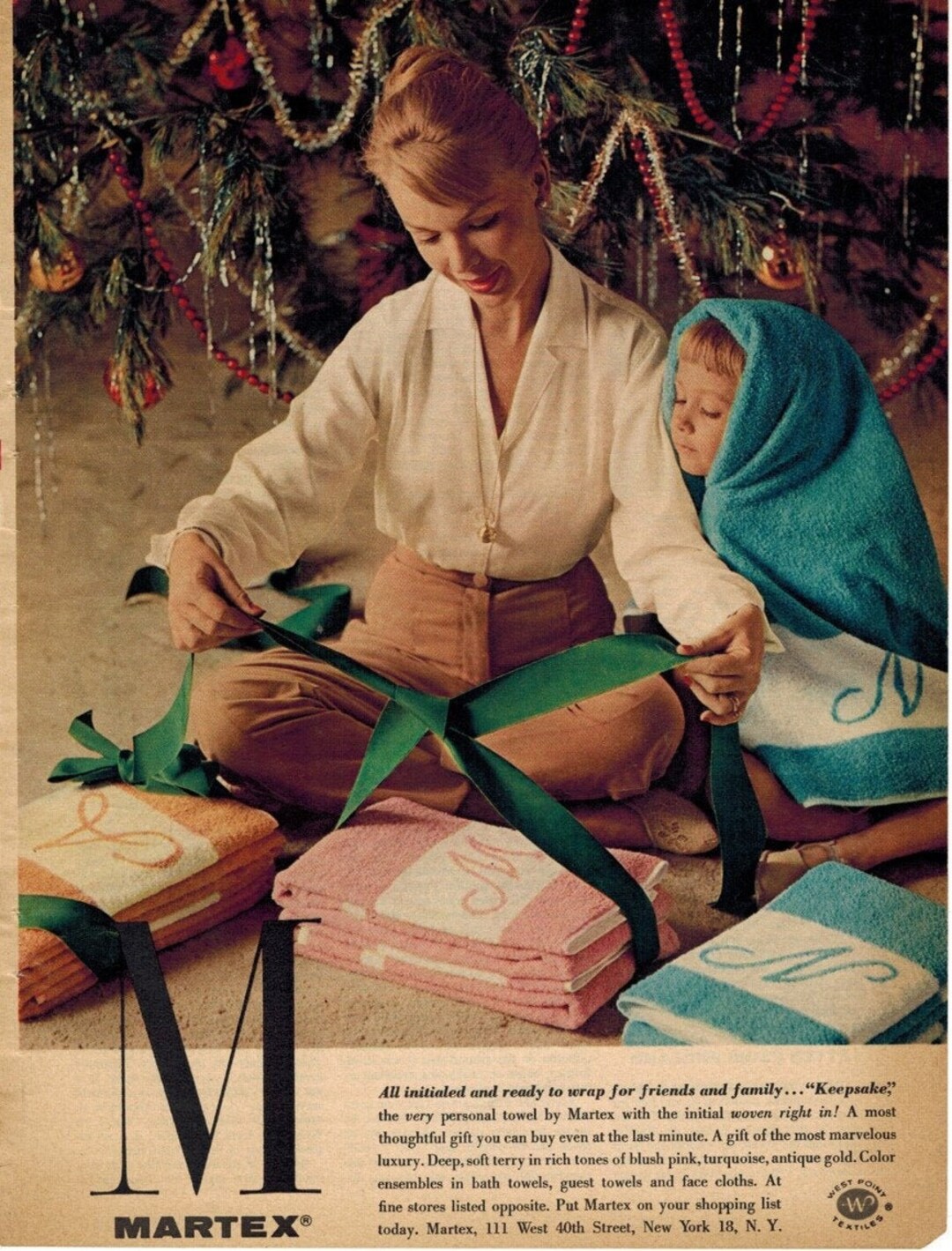 COZY CHRISTMAS SCENE | Retro Ad | Vintage Magazine Ad | Christmas Tree ...