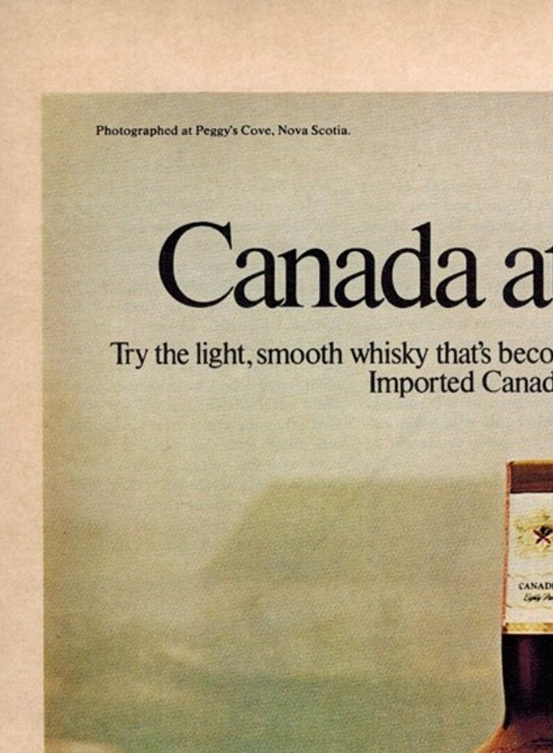 CANADIAN MIST | 1975 | Retro Ads | Vintage Whisky Ads | Peggy's Cove ...