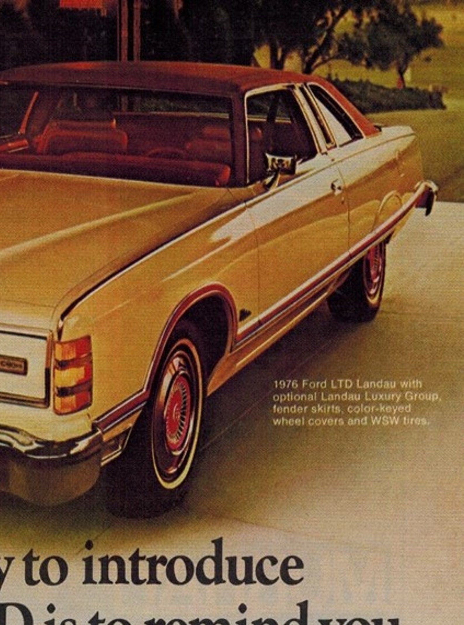 Vintage Ford LTD Print Ad 1976 - Vintage Ad - Retro Ad - Car Ads ...