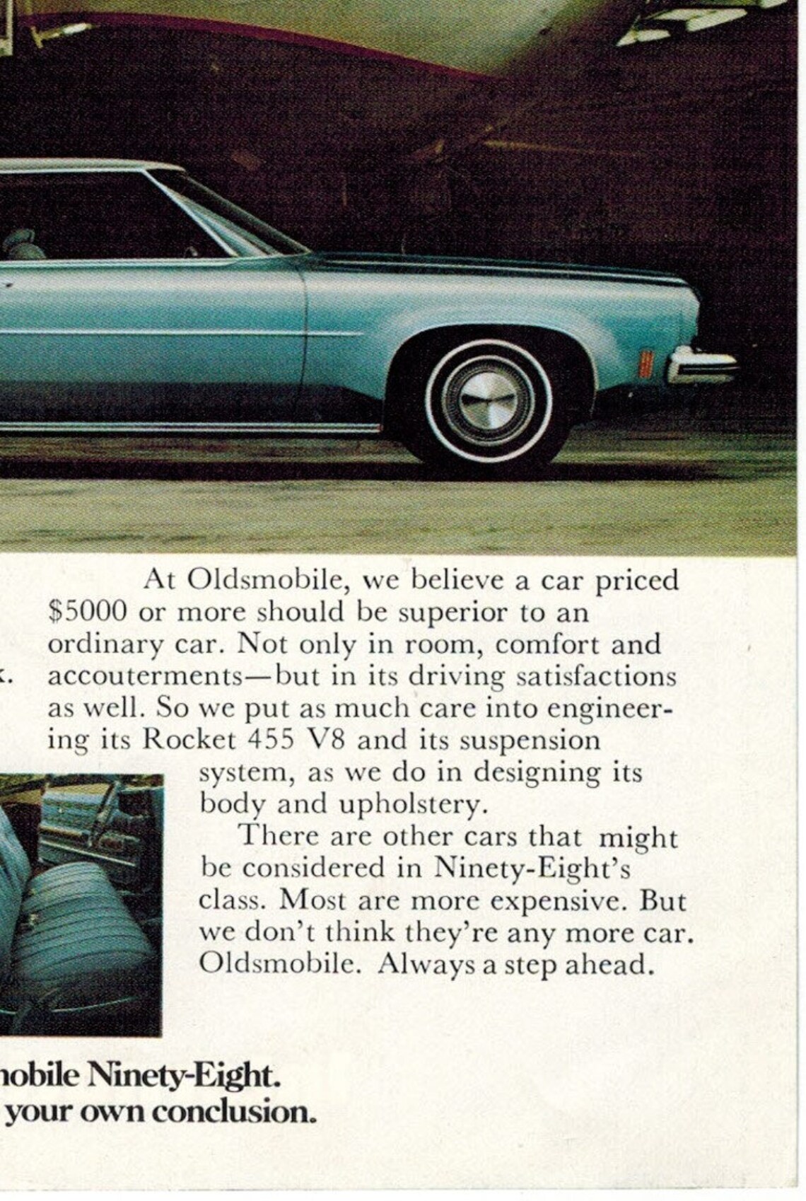 1973 Oldsmobile 98 Vintage Ad Retro Ad Print Ad - Etsy