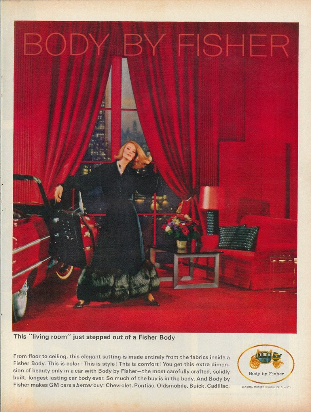BODY BY FISHER | 1964 | Retro Ads | Vintage Car Ads | Vintage Ads ...